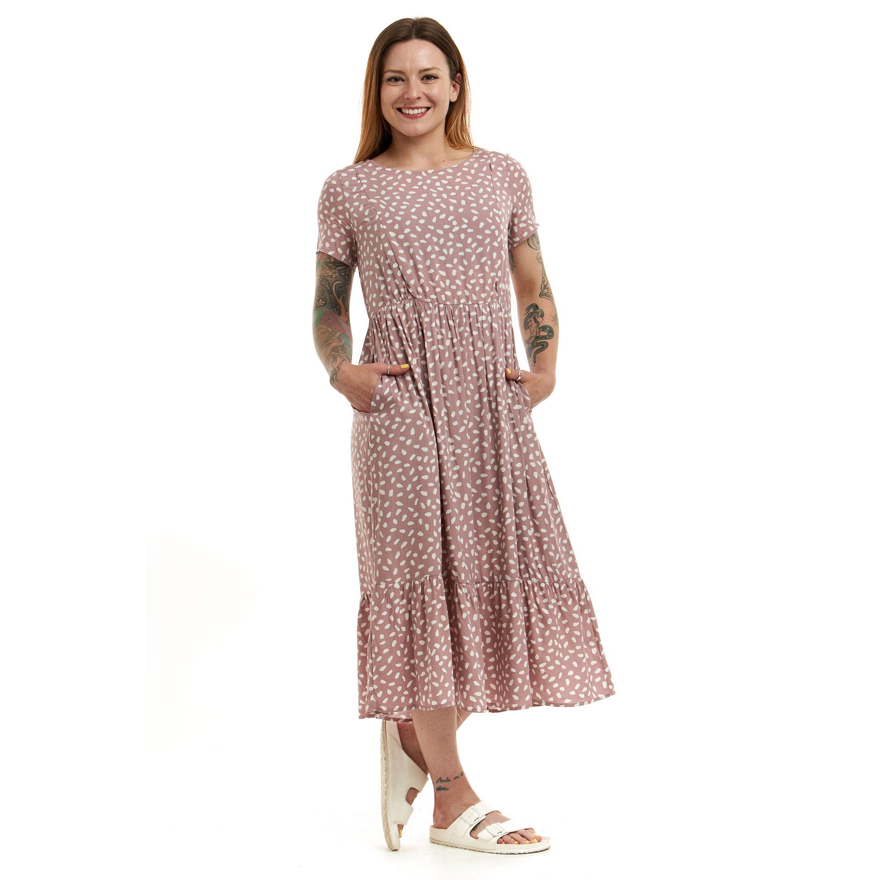 The Florence Breastfeeding Friendly Smock Dress by Juno Jack's – Juno ...